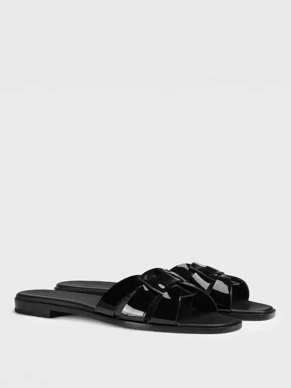 DOUCAL'S Flat Sandal - Black