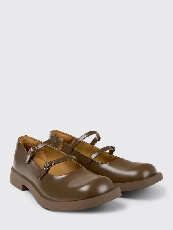 Camper Mary Jane Ballet Flats - Brown