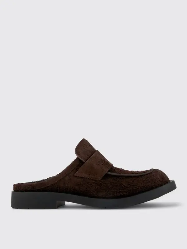 Camper Suede Slip-on Mules