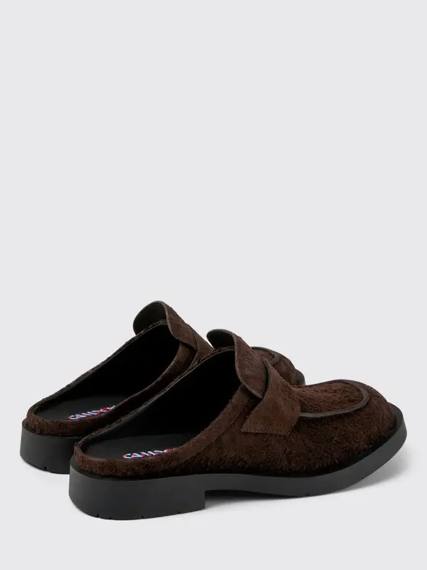 Camper Suede Slip-on Mules