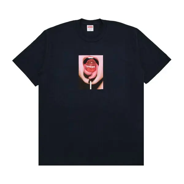 Supreme Lollipop Tee 'navy - Blue