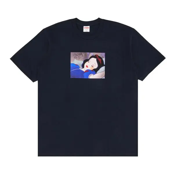 Supreme Snow White Tee 'navy - Blue