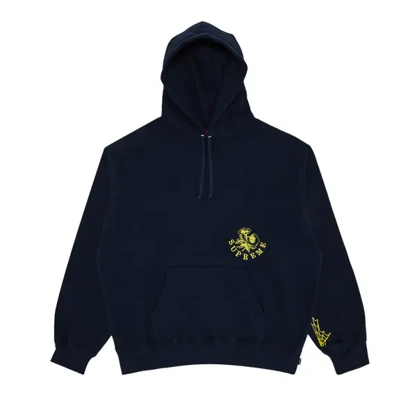 Supreme Wild Embroidered Hooded Sweatshirt - Blue