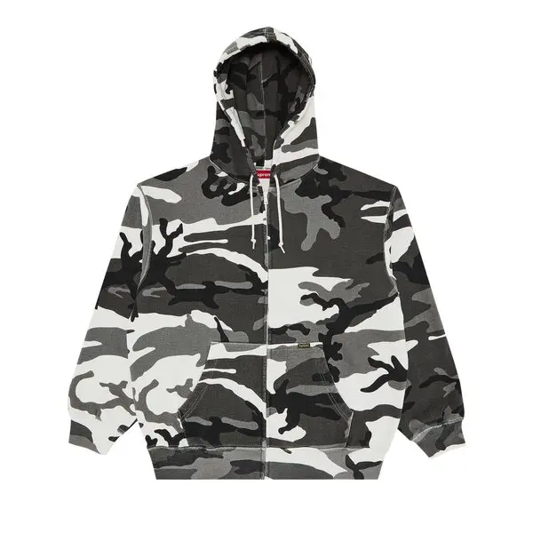 Supreme Work Zip Up Hooded Sweatshirt - Multicolor | Editorialist
