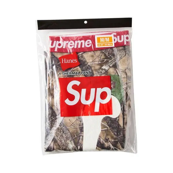 Supreme X Hanes Bones Thermal Pant - Multicolor