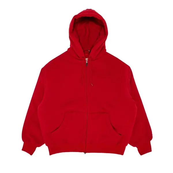 Supreme X The North Face Down Filled Zip-up Hooded Sweatshirt - Red
