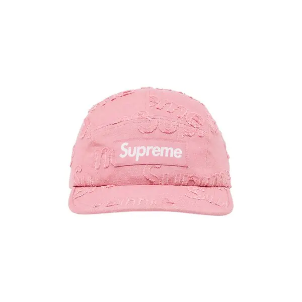 Supreme Lasered Denim Cap - Pink