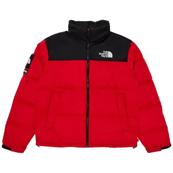 Supreme X The North Face Nuptse Jacket - Red