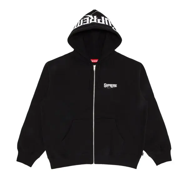 Supreme Mister Cartoon Zip Up Hooded Sweatshirt