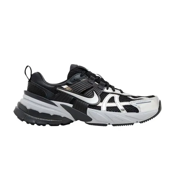 Nike V2k Run Metallic Sneakers - Black