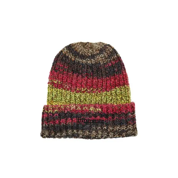 Supreme Space Dye Stripe Beanie - Yellow