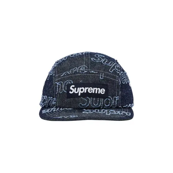 Supreme Lasered Denim Cap - Blue