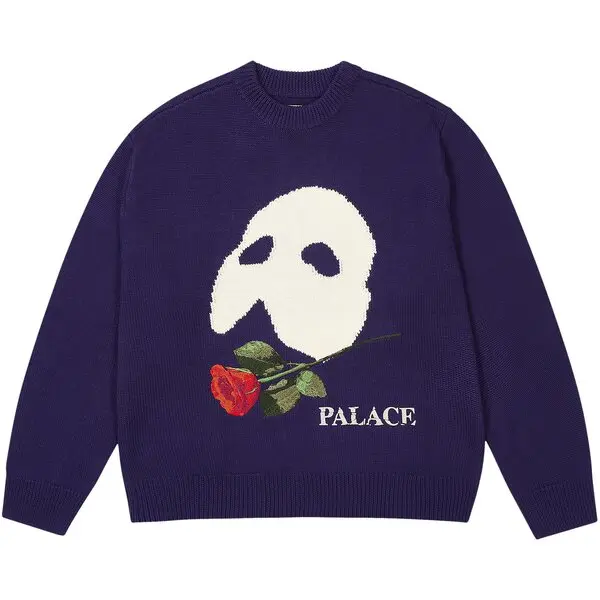 PALACE Phantom Of The Opera Knit - Purple