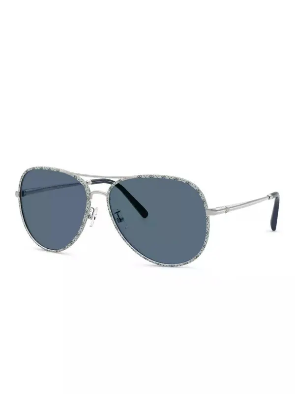 Tory Burch Eleanor Sunglasses - Silver