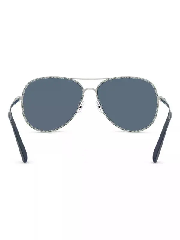 Tory Burch Eleanor Sunglasses - Silver