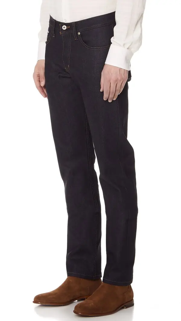 Naked & Famous Denim Weird Guy Stretch Selvedge Jeans - Nightshade