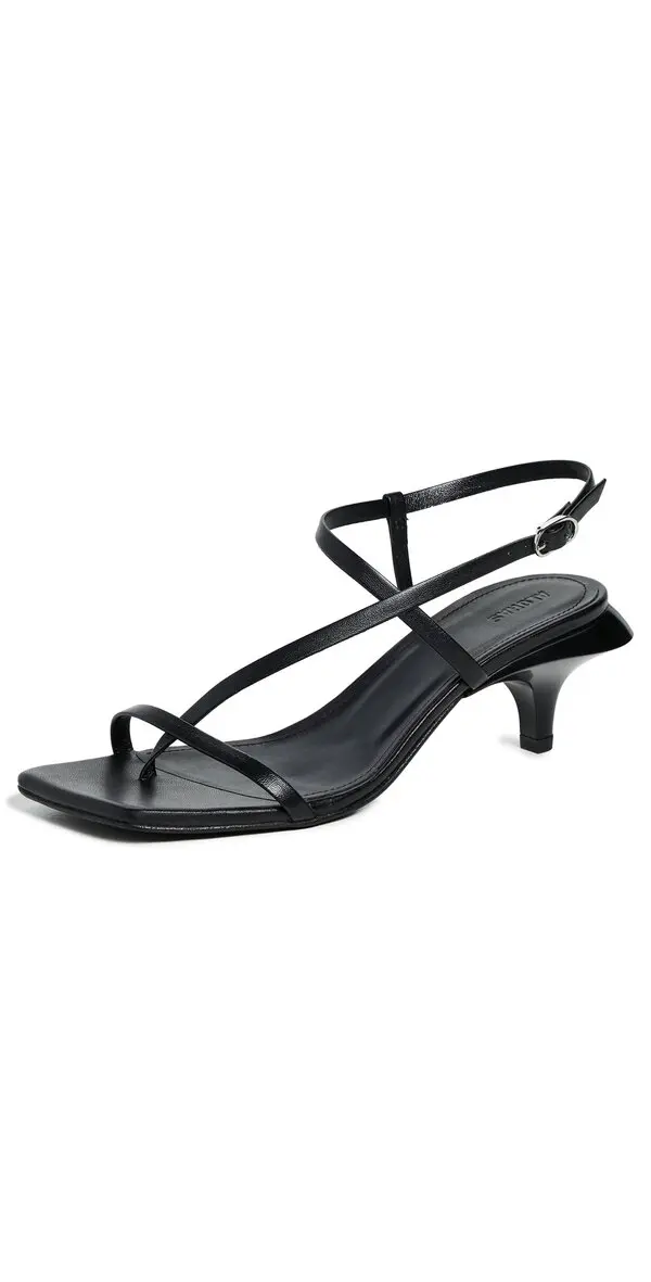 ALOHAS Magali Leather Sandals - Black