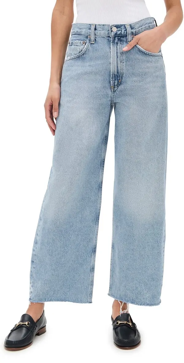 AGOLDE Low Curve Fray Jeans - Force