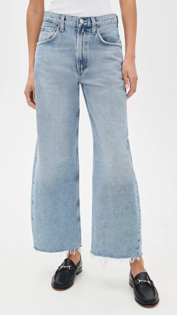AGOLDE Low Curve Fray Jeans - Force