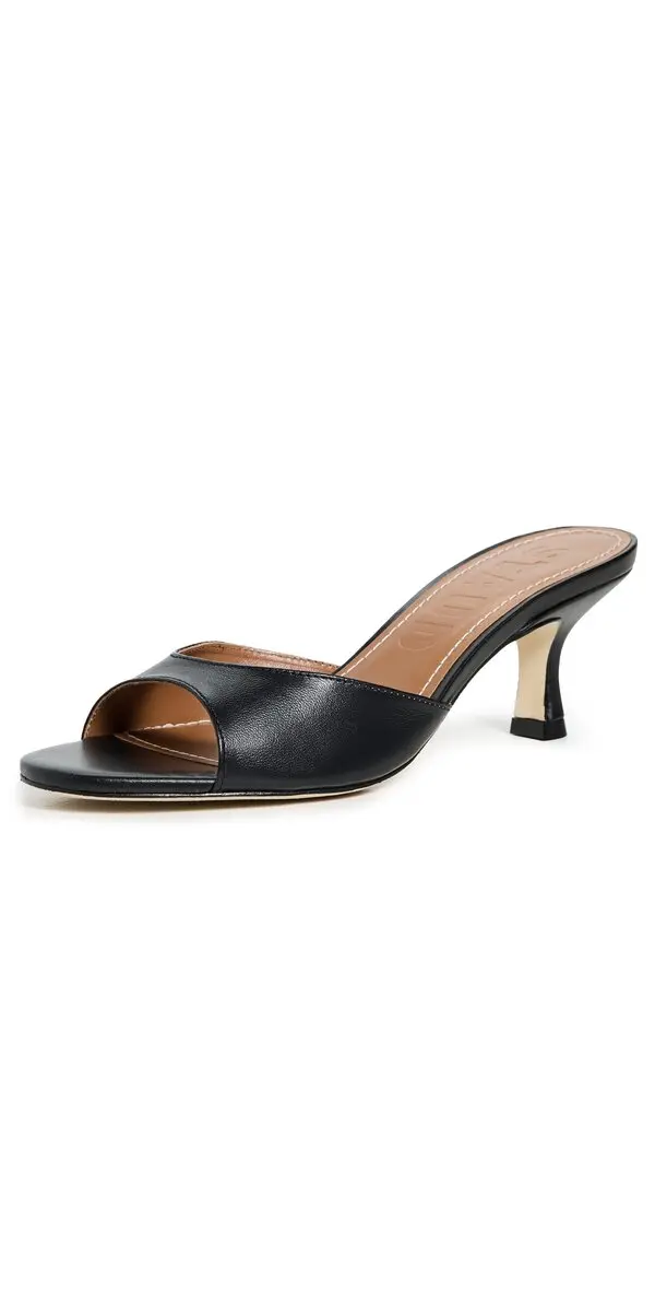 Staud Brigitte Mules - Black