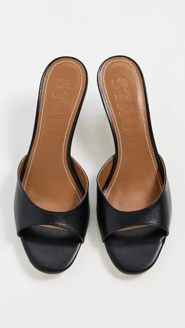 Staud Brigitte Mules - Black