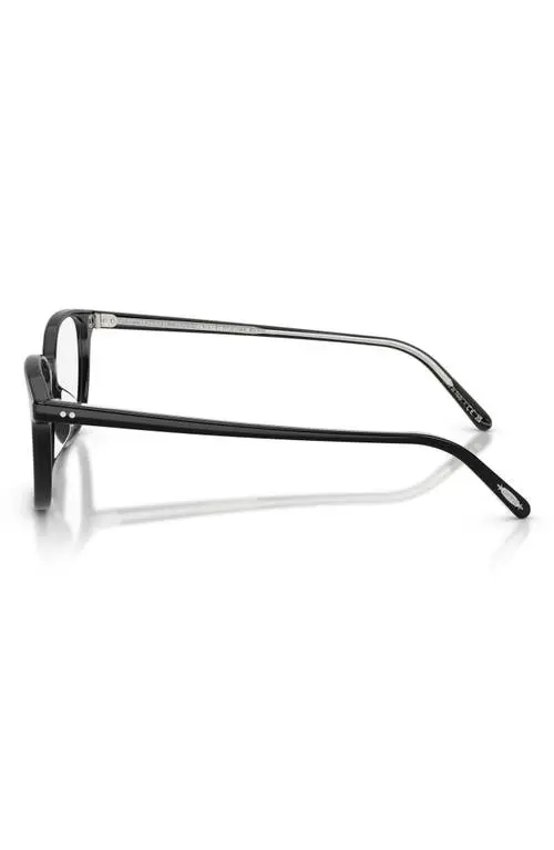 Oliver Spencer 51mm Square Eyeglasses - Black/ Demo Lens