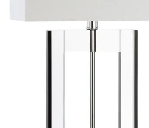 JONATHAN Y Parish 26" Crystal Led Table Lamp