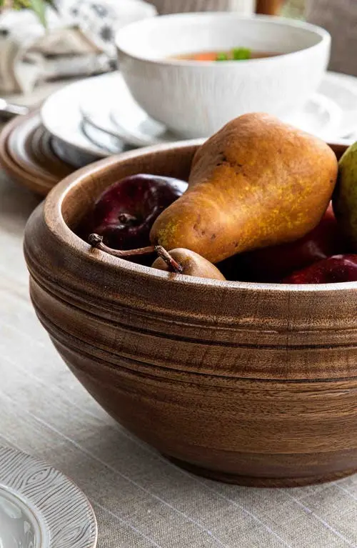 JULISKA Bilbao Wood 12-inch Serving Bowl