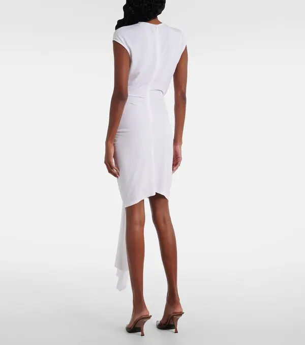 Christopher Esber Cutout Gathered Jersey Minidress