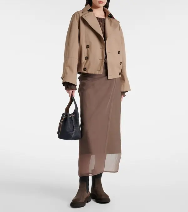 Brunello Cucinelli Suede Ankle Boots