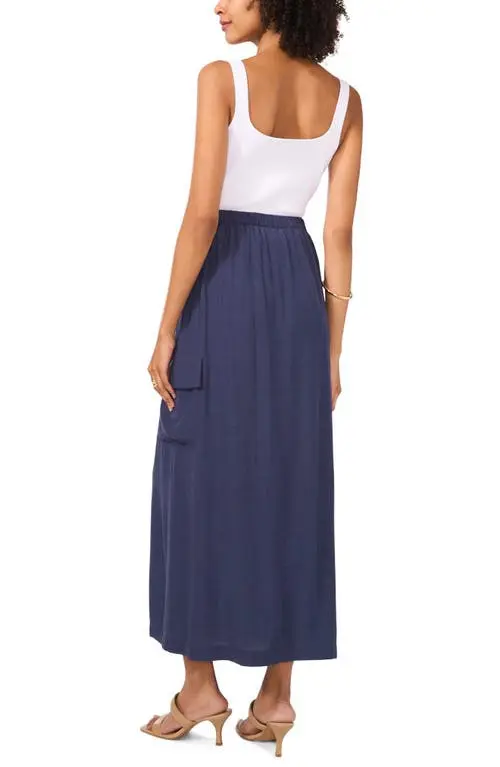 Vince Camuto Drawstring Midi Cargo Skirt