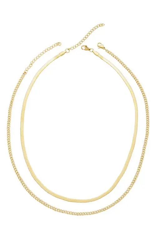 ST. MORAN Set Of Two Chain Necklaces