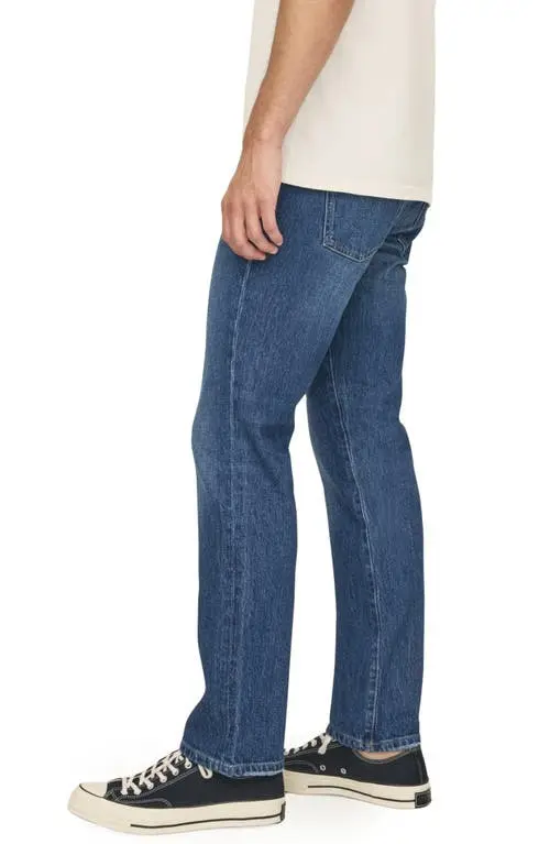 Warp + Weft High-waisted Straight Leg Jeans