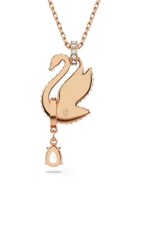 SWAROVSKI Swan Pendant Necklace