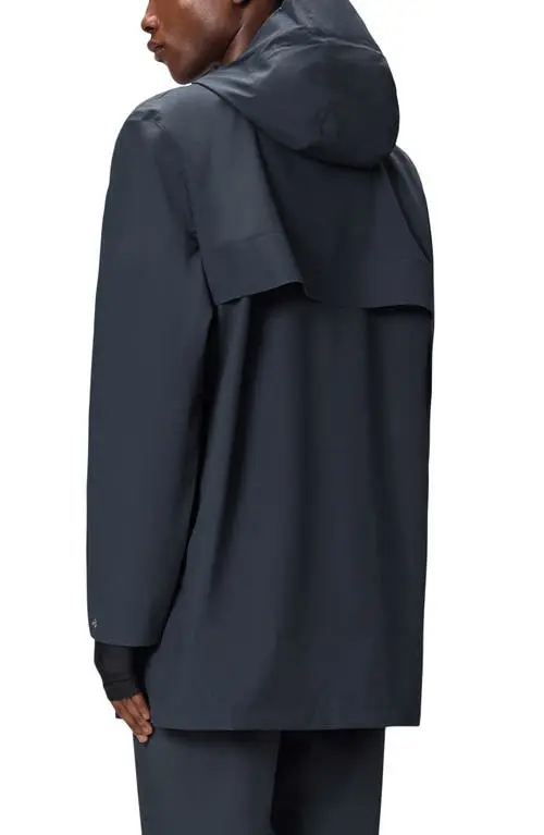 Rains Suva Hardshell Long Rain Jacket - Navy