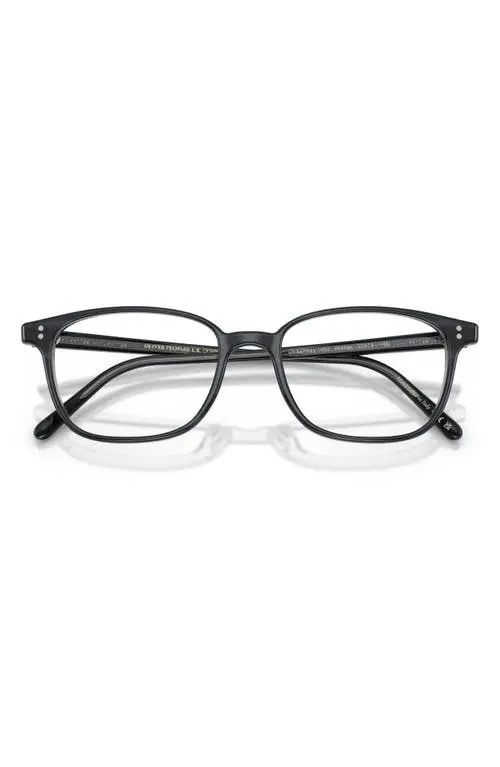 Oliver Spencer 53mm Square Optical Eyeglasses - Indigo Havana/ Demo Lens