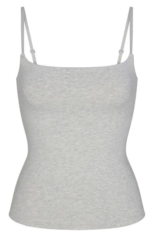 SKIMS Stretch Cotton Jersey Camisole - Light Heather Grey
