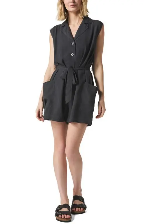 Splendid Alessi Belted Romper - Lead