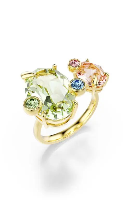 SWAROVSKI Gema Crystal Ring Set - Multicolored