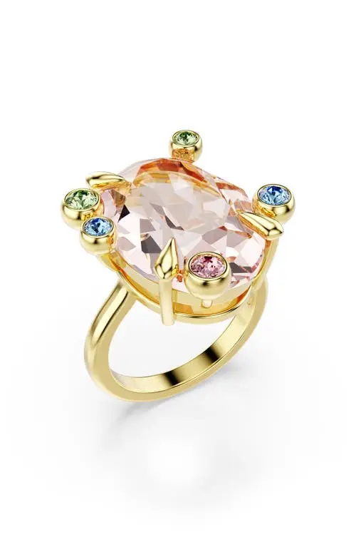 SWAROVSKI Gema Crystal Ring Set - Multicolored