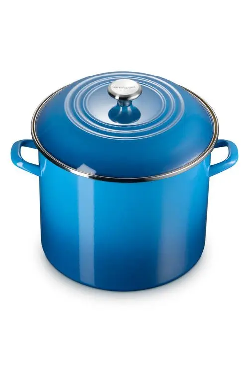 LE CREUSET 16-quart Enameled Stainless Steel Stock Pot - Marseille