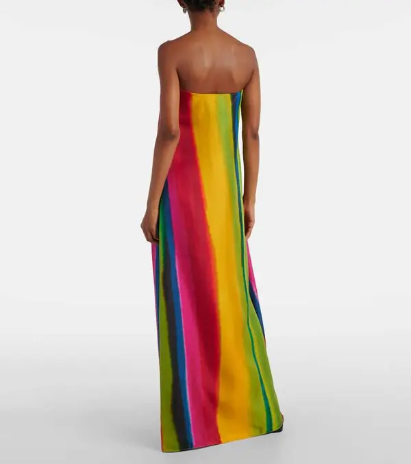 Christopher Esber Aura Striped Maxi Dress - Multicoloured