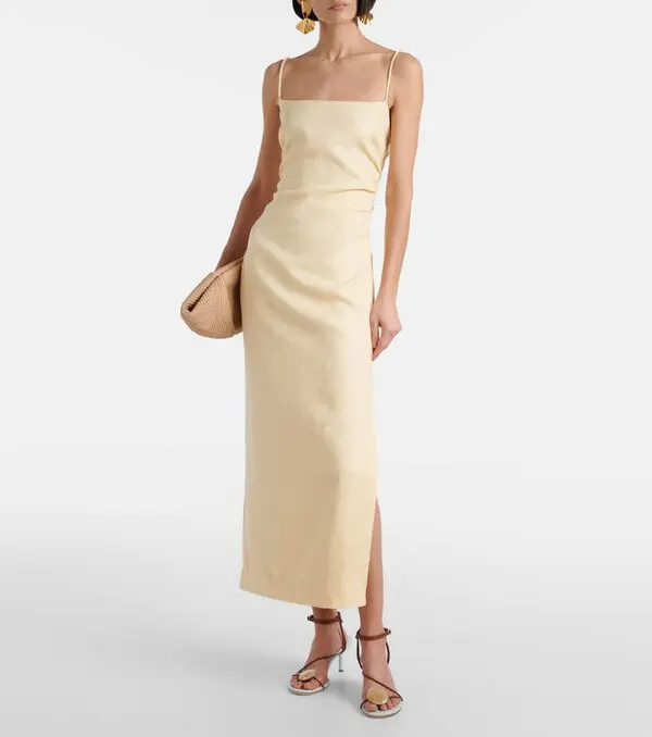 SIR. Tamara Linen Midi Dress
