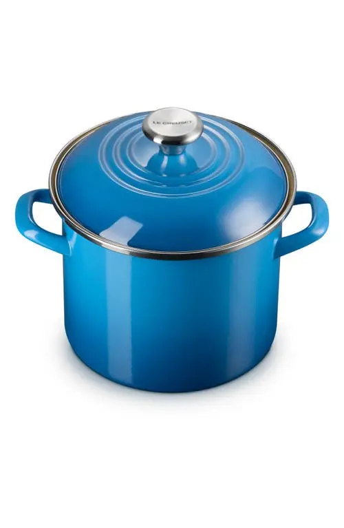LE CREUSET 6-quart Enameled Stainless Steel Stock Pot - Marseille