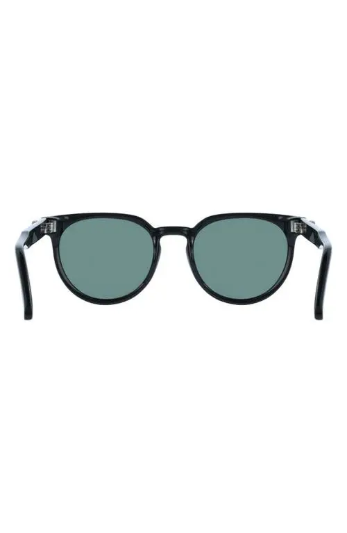 FERRAGAMO 53mm Round Sunglasses - Black