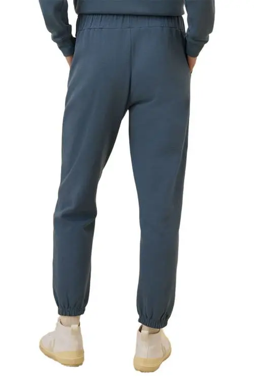 PACT Organic Brushed Fleece Sweatpants - Slate Blue