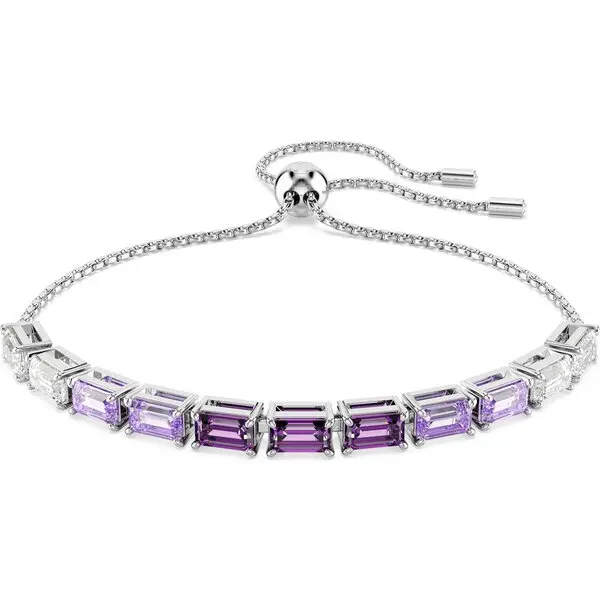SWAROVSKI Matrix Slider Bracelet - Purple