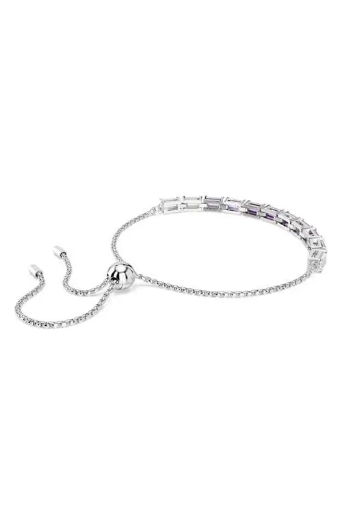 SWAROVSKI Matrix Slider Bracelet - Purple
