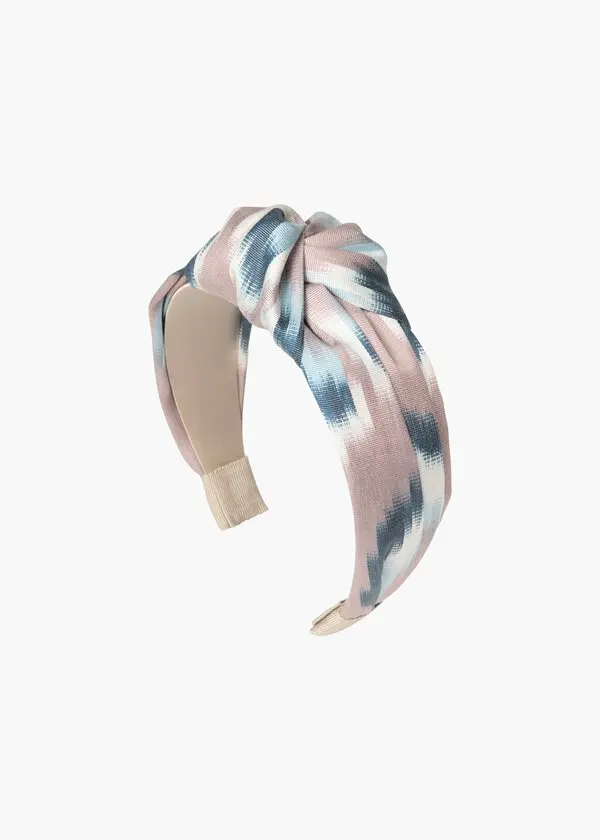 JENNIFER BEHR Ikat Samaya Headband - Juniper