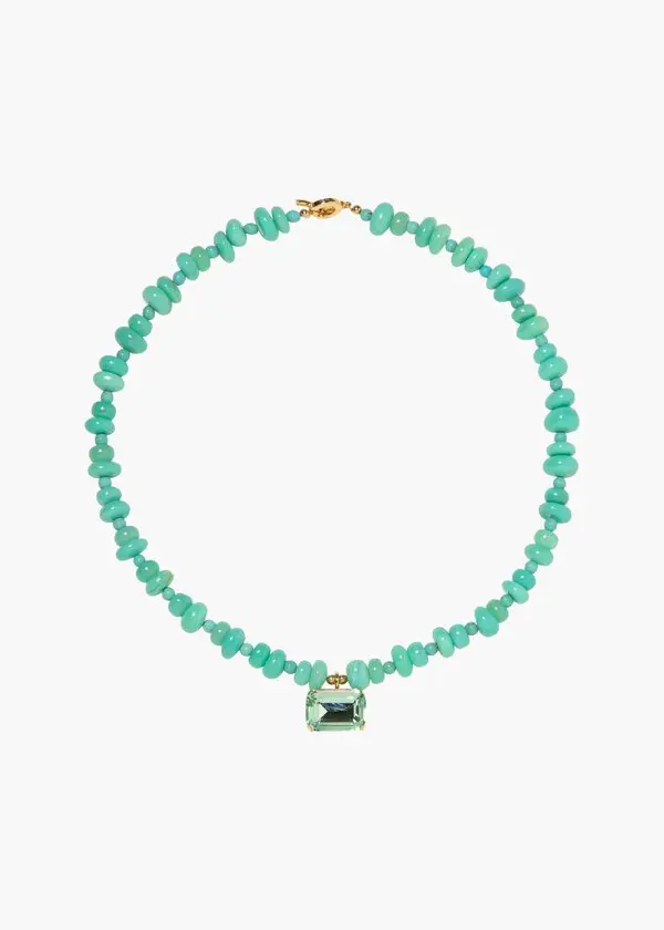 JENNIFER BEHR Salerno Necklace - Chrysoprase
